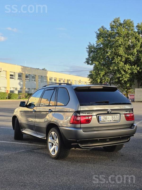 Pelēks BMW X5 2005 Rīga, ar dzinēja tilpumu 3.00 L un nobraukumu 342 tūkst. km par 7100 €, foto 3 vietnē AUTOMOTO.COM.LV