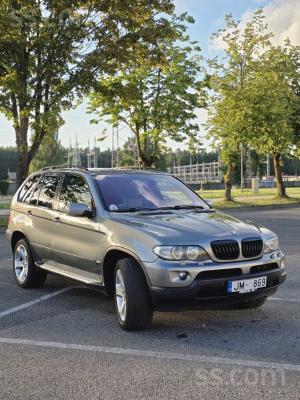 Pelēks BMW X5 2005 Rīga, ar dzinēja tilpumu 3.00 L un nobraukumu 342 tūkst. km par 7100 €, foto 3 vietnē AUTOMOTO.COM.LV