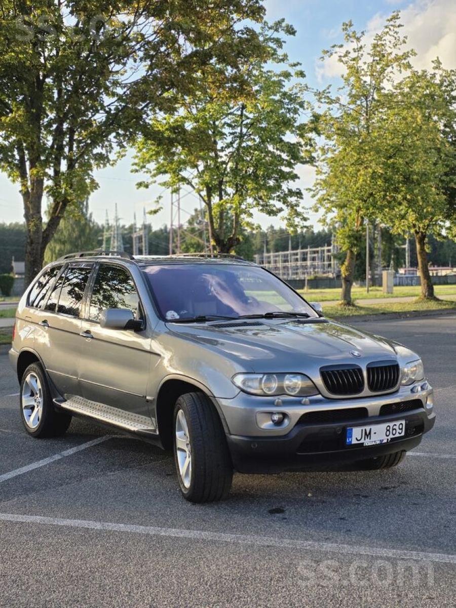 Pelēks BMW X5 2005 Rīga, ar dzinēja tilpumu 3.00 L un nobraukumu 342 tūkst. km par 7100 €, foto 3 vietnē AUTOMOTO.COM.LV