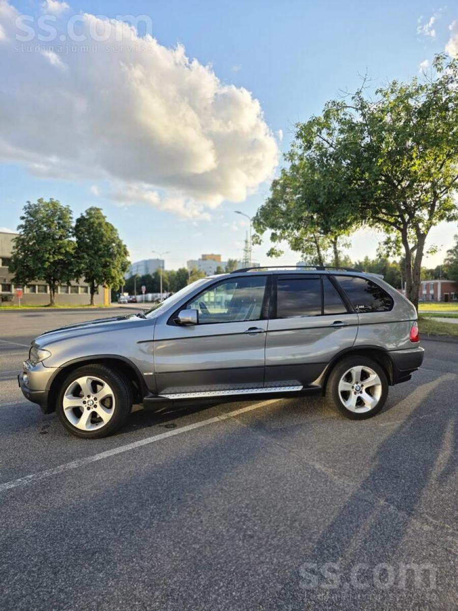 Pelēks BMW X5 2005 Rīga, ar dzinēja tilpumu 3.00 L un nobraukumu 342 tūkst. km par 7100 €, foto 6 vietnē AUTOMOTO.COM.LV