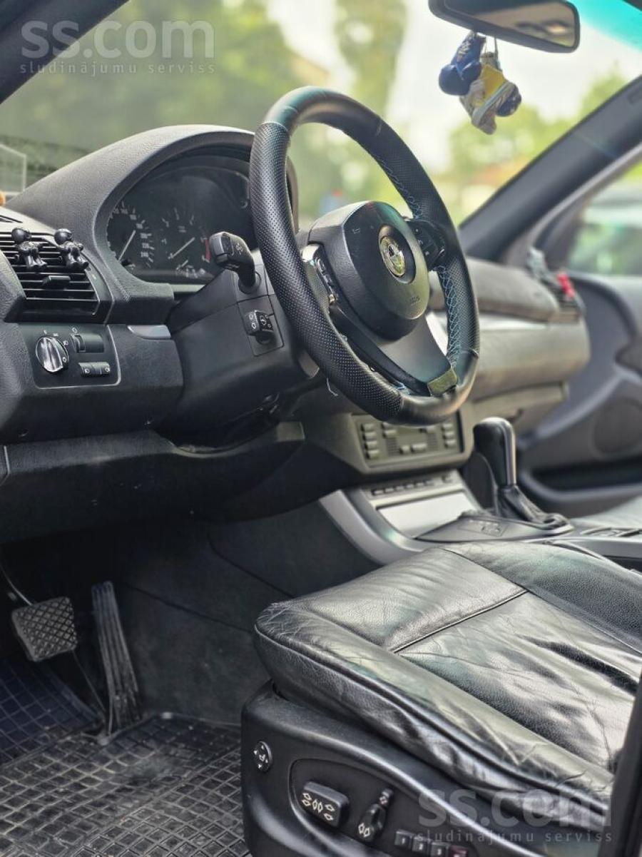 Pelēks BMW X5 2005 Rīga, ar dzinēja tilpumu 3.00 L un nobraukumu 342 tūkst. km par 7100 €, foto 8 vietnē AUTOMOTO.COM.LV