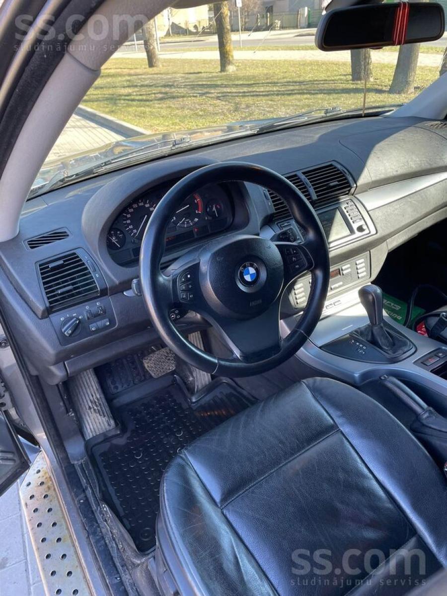Pelēks BMW X5 2005 Rīga, ar dzinēja tilpumu 3.00 L un nobraukumu 360 tūkst. km par 5200 €, foto 13 vietnē AUTOMOTO.COM.LV