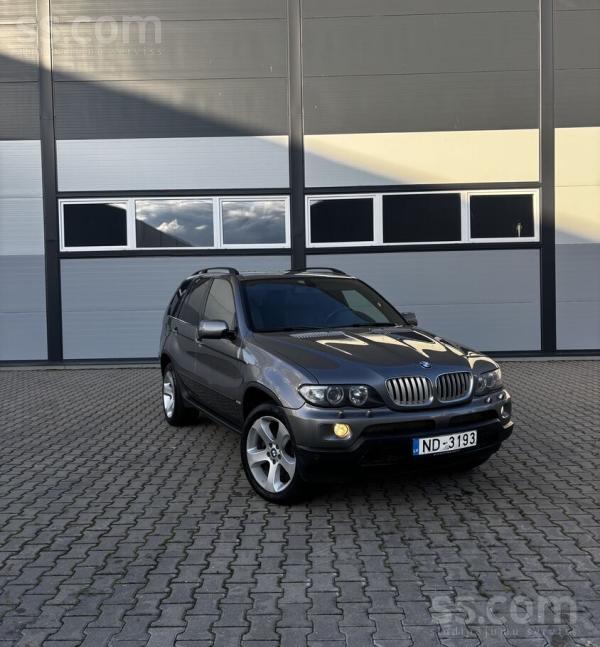 Grey BMW X5 2005 in Balvi, with an engine capacity of 3.00 L and mileage of 440 thousand km for 4450 €, photo 1 on AUTOMOTO.COM.LV