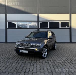 Grey BMW X5 2005 in Balvi, with an engine capacity of 3.00 L and mileage of 440 thousand km for 4450 €, photo 3 on AUTOMOTO.COM.LV