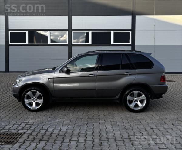 Grey BMW X5 2005 in Balvi, with an engine capacity of 3.00 L and mileage of 440 thousand km for 4450 €, photo 5 on AUTOMOTO.COM.LV