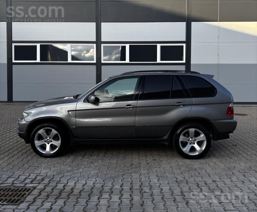 Grey BMW X5 2005 in Balvi, with an engine capacity of 3.00 L and mileage of 440 thousand km for 4450 €, photo 6 on AUTOMOTO.COM.LV