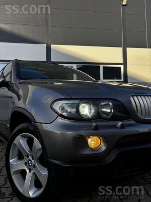 Grey BMW X5 2005 in Balvi, with an engine capacity of 3.00 L and mileage of 440 thousand km for 4450 €, photo 8 on AUTOMOTO.COM.LV