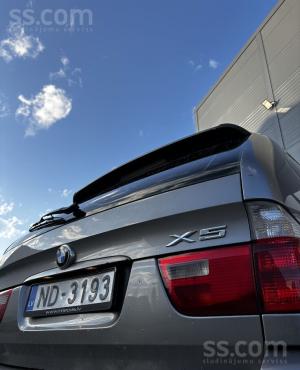 Grey BMW X5 2005 in Balvi, with an engine capacity of 3.00 L and mileage of 440 thousand km for 4450 €, photo 10 on AUTOMOTO.COM.LV