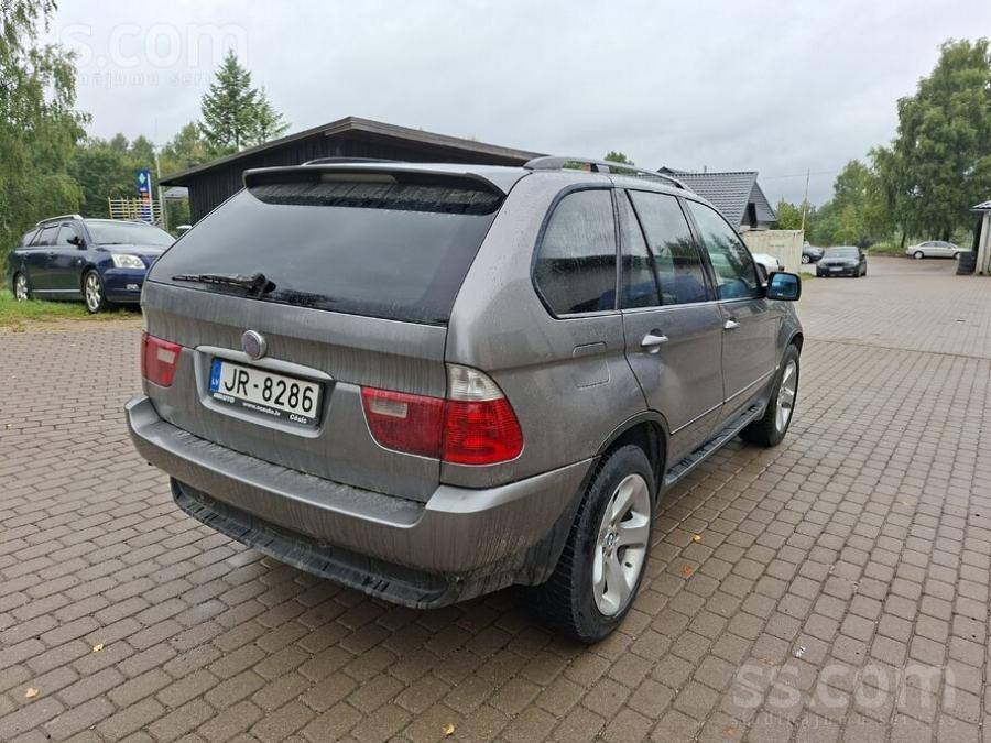 Серый БМВ Х5 2005 в Бауска, объемом двигателя 3.00 л и пробегом 429 тыс. км за 4000 €, фото 4 на AUTOMOTO.COM.LV