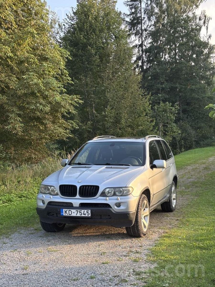 Grey BMW X5 2005 in Riga, with an engine capacity of 3.00 L and mileage of 381 thousand km for 2200 €, photo 3 on AUTOMOTO.COM.LV