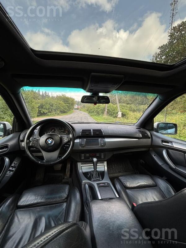 Grey BMW X5 2005 in Riga, with an engine capacity of 3.00 L and mileage of 381 thousand km for 2200 €, photo 8 on AUTOMOTO.COM.LV
