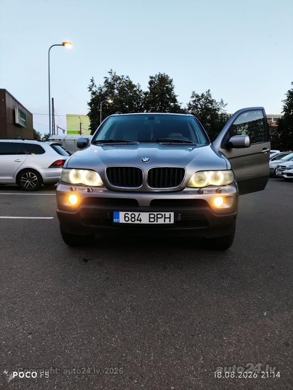 Pelēks BMW X5 2005 Tallina, ar dzinēja tilpumu 3.00 L un nobraukumu 280 tūkst. km par 3999 €, foto 1 vietnē AUTOMOTO.COM.LV
