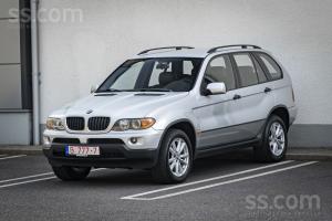 Серый БМВ Х5 2005 в Рига, объемом двигателя 3.00 л и пробегом 352 тыс. км за 4150 €, фото  на AUTOMOTO.COM.LV