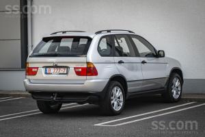 Grey BMW X5 2005 in Riga, with an engine capacity of 3.00 L and mileage of 352 thousand km for 4150 €, photo 5 on AUTOMOTO.COM.LV