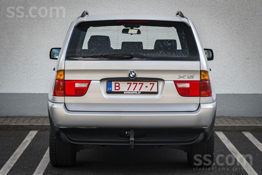 Grey BMW X5 2005 in Riga, with an engine capacity of 3.00 L and mileage of 352 thousand km for 4150 €, photo 6 on AUTOMOTO.COM.LV