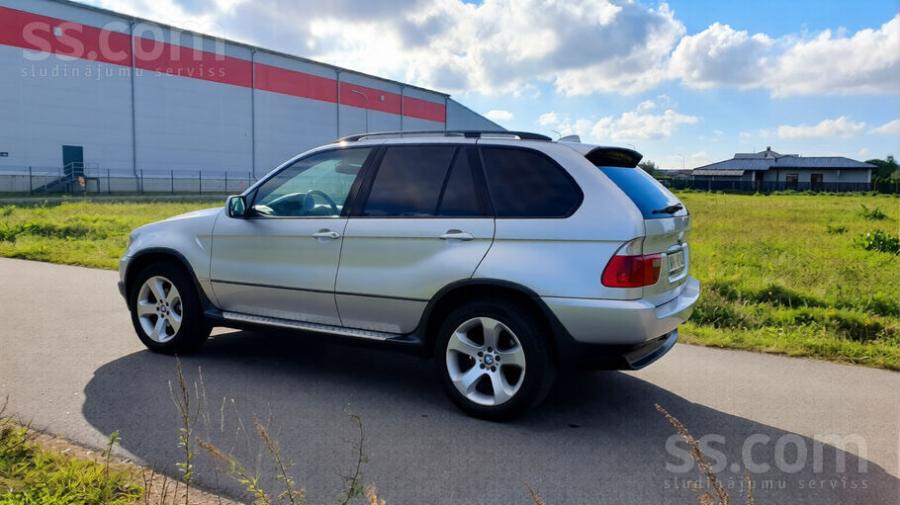Grey BMW X5 2005 in Riga, with an engine capacity of 3.00 L and mileage of 225 thousand km for 7200 €, photo 4 on AUTOMOTO.COM.LV