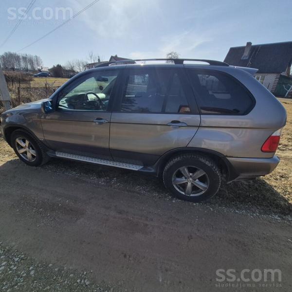 Pelēks BMW X5 2005 Aizkraukle, ar dzinēja tilpumu 3.00 L un nobraukumu 350 tūkst. km par 3600 €, foto 4 vietnē AUTOMOTO.COM.LV