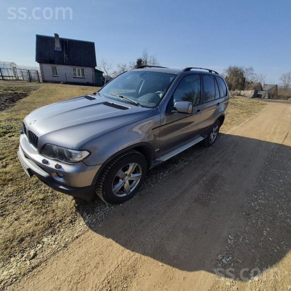 Pelēks BMW X5 2005 Aizkraukle, ar dzinēja tilpumu 3.00 L un nobraukumu 350 tūkst. km par 3600 €, foto 5 vietnē AUTOMOTO.COM.LV
