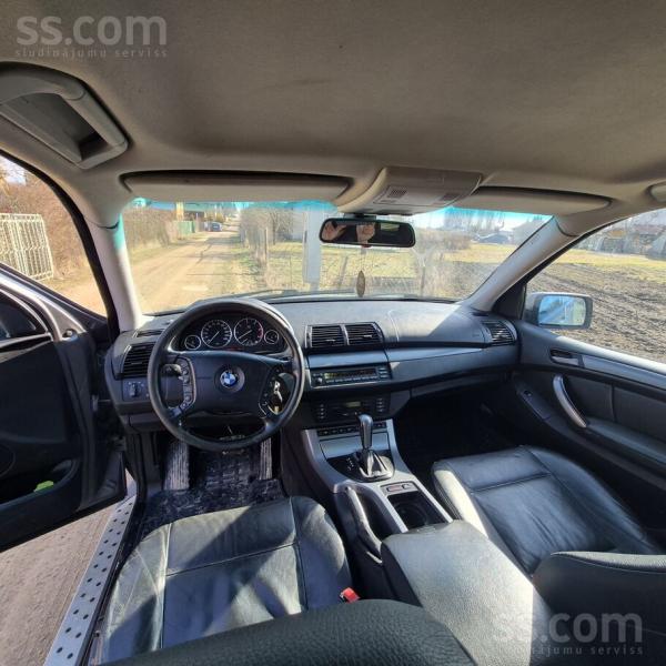 Pelēks BMW X5 2005 Aizkraukle, ar dzinēja tilpumu 3.00 L un nobraukumu 350 tūkst. km par 3600 €, foto 10 vietnē AUTOMOTO.COM.LV