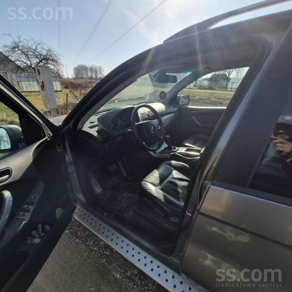 Pelēks BMW X5 2005 Aizkraukle, ar dzinēja tilpumu 3.00 L un nobraukumu 350 tūkst. km par 3600 €, foto 11 vietnē AUTOMOTO.COM.LV