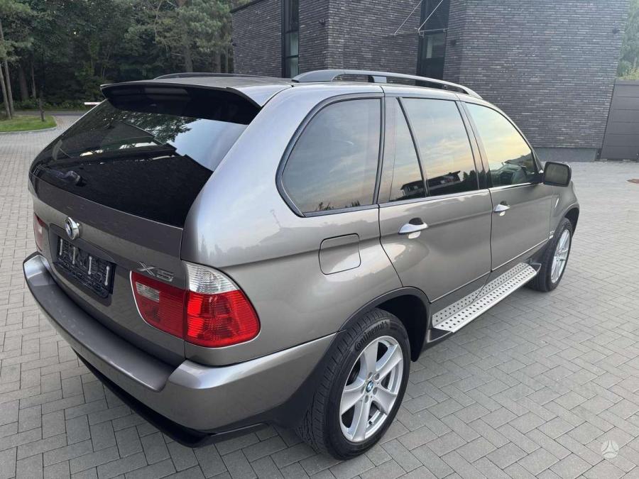 Grey BMW X5 2005 in Vilnius, with an engine capacity of 2.99 L and mileage of 334 thousand km for 6250 €, photo 13 on AUTOMOTO.COM.LV