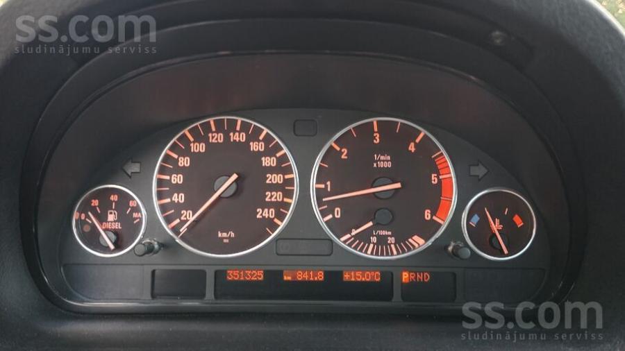 Pelēks BMW X5 2005 Rīga, ar dzinēja tilpumu 3.00 L un nobraukumu 350 tūkst. km par 5950 €, foto 13 vietnē AUTOMOTO.COM.LV