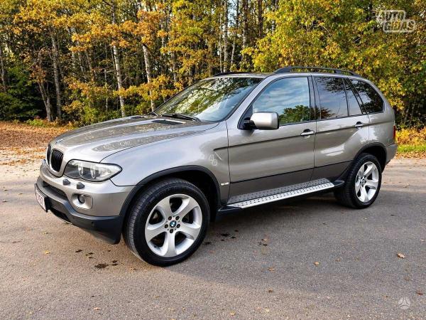 Grey BMW X5 2005 in Vilnius, with an engine capacity of 3.00 L and mileage of 320 thousand km for 4900 €, photo 3 on AUTOMOTO.COM.LV