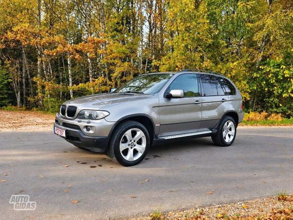 Grey BMW X5 2005 in Vilnius, with an engine capacity of 3.00 L and mileage of 320 thousand km for 4900 €, photo 11 on AUTOMOTO.COM.LV