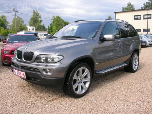 Pelēks BMW X5 2006 Rīga, ar dzinēja tilpumu 3.00 L un nobraukumu 246 tūkst. km par 7350 €, foto 1 vietnē AUTOMOTO.COM.LV