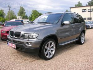 Grey BMW X5 2006 in Riga, with an engine capacity of 3.00 L and mileage of 246 thousand km for 7350 €, photo 1 on AUTOMOTO.COM.LV