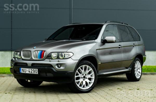 Pelēks BMW X5 2006 Rīga, ar dzinēja tilpumu 3.00 L un nobraukumu 358 tūkst. km par 5990 €, foto 1 vietnē AUTOMOTO.COM.LV