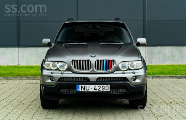 Pelēks BMW X5 2006 Rīga, ar dzinēja tilpumu 3.00 L un nobraukumu 358 tūkst. km par 5990 €, foto 2 vietnē AUTOMOTO.COM.LV