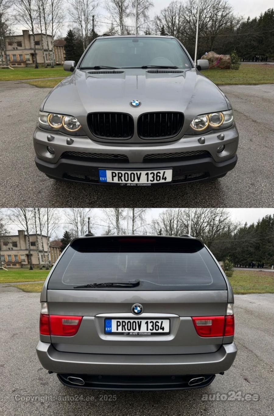 Grey BMW X5 2006 in Viljandi, with an engine capacity of 3.00 L and mileage of 243 thousand km for 8990 €, photo 5 on AUTOMOTO.COM.LV