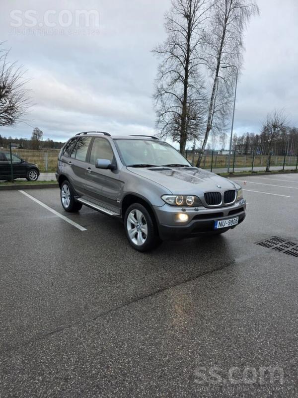 Grey BMW X5 2006 in Riga, with an engine capacity of 3.00 L and mileage of 240 thousand km for 6100 €, photo 5 on AUTOMOTO.COM.LV