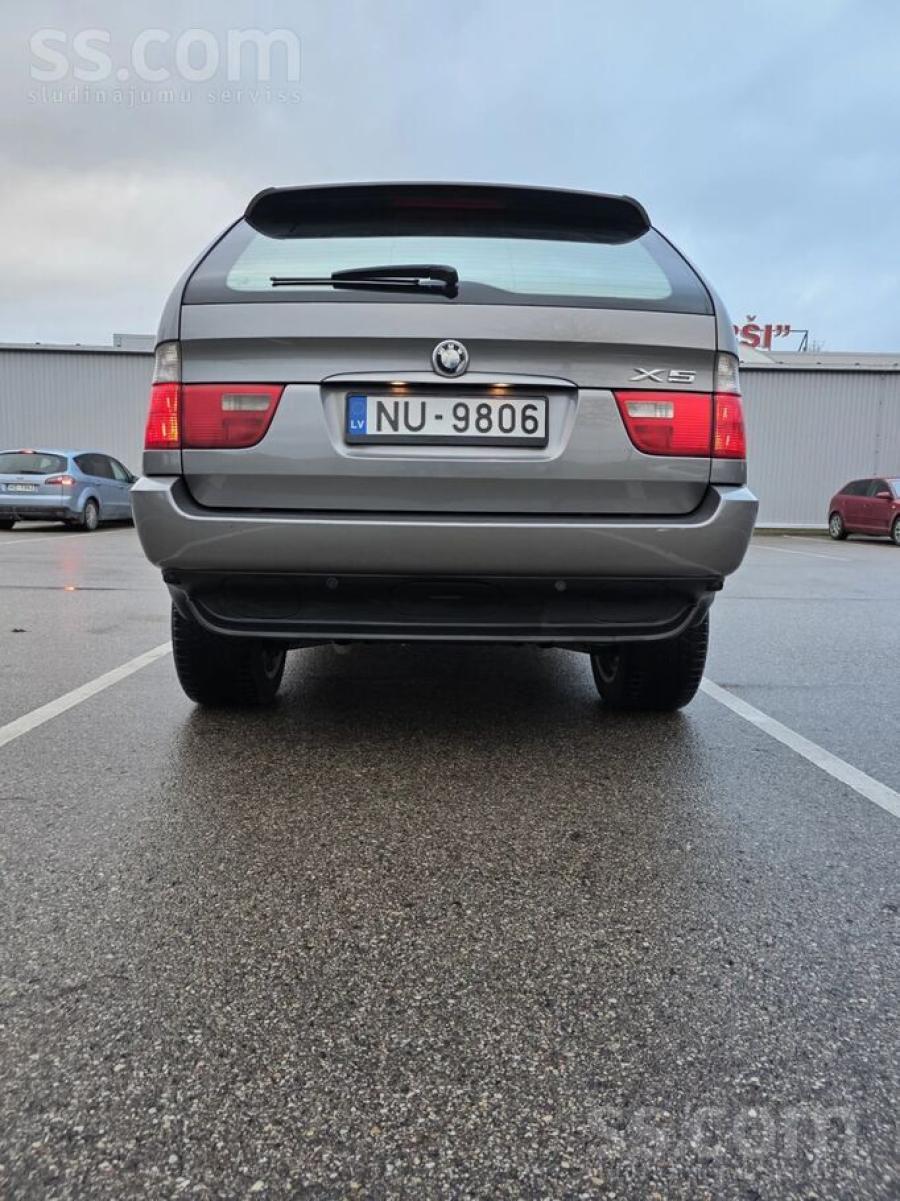 Grey BMW X5 2006 in Riga, with an engine capacity of 3.00 L and mileage of 240 thousand km for 6100 €, photo 6 on AUTOMOTO.COM.LV