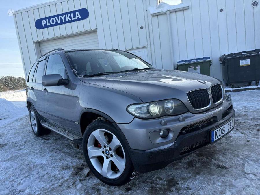 Pelēks BMW X5 2006 Šilalė, ar dzinēja tilpumu 2.99 L un nobraukumu 311 tūkst. km par 3850 €, foto 1 vietnē AUTOMOTO.COM.LV