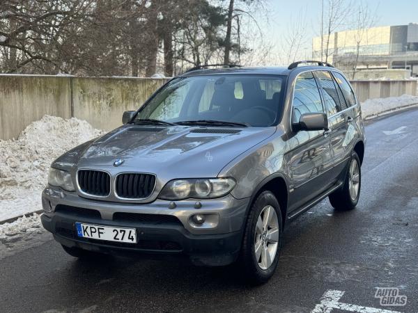 Pelēks BMW X5 2006 Viļņa, ar dzinēja tilpumu 3.00 L un nobraukumu 378 tūkst. km par 3800 €, foto 1 vietnē AUTOMOTO.COM.LV