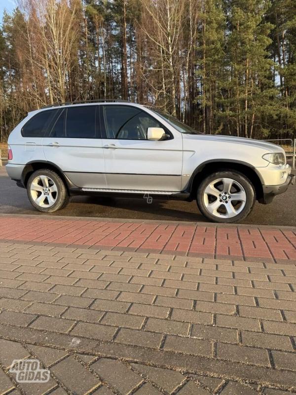 Grey BMW X5 2006 in Zarasai, with an engine capacity of 3.00 L and mileage of 300 thousand km for 5500 €, photo 4 on AUTOMOTO.COM.LV