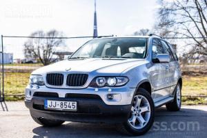 Grey BMW X5 2006 in Riga, with an engine capacity of 3.00 L and mileage of 340 thousand km for 5990 €, photo  on AUTOMOTO.COM.LV
