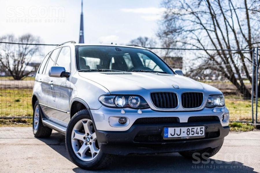 Pelēks BMW X5 2006 Rīga, ar dzinēja tilpumu 3.00 L un nobraukumu 340 tūkst. km par 5990 €, foto 3 vietnē AUTOMOTO.COM.LV