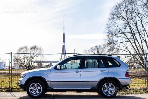 Grey BMW X5 2006 in Riga, with an engine capacity of 3.00 L and mileage of 340 thousand km for 5990 €, photo 4 on AUTOMOTO.COM.LV