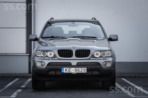 Grey BMW X5 2006 in Riga, with an engine capacity of 3.00 L and mileage of 345 thousand km for 5990 €, photo 3 on AUTOMOTO.COM.LV