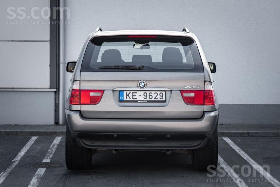 Grey BMW X5 2006 in Riga, with an engine capacity of 3.00 L and mileage of 345 thousand km for 5990 €, photo 6 on AUTOMOTO.COM.LV