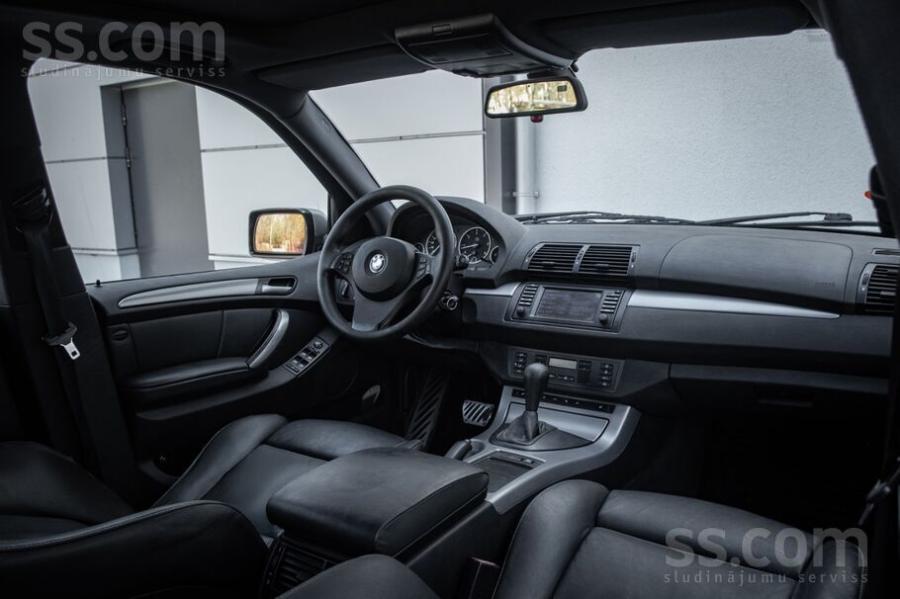 Grey BMW X5 2006 in Riga, with an engine capacity of 3.00 L and mileage of 345 thousand km for 5990 €, photo 15 on AUTOMOTO.COM.LV