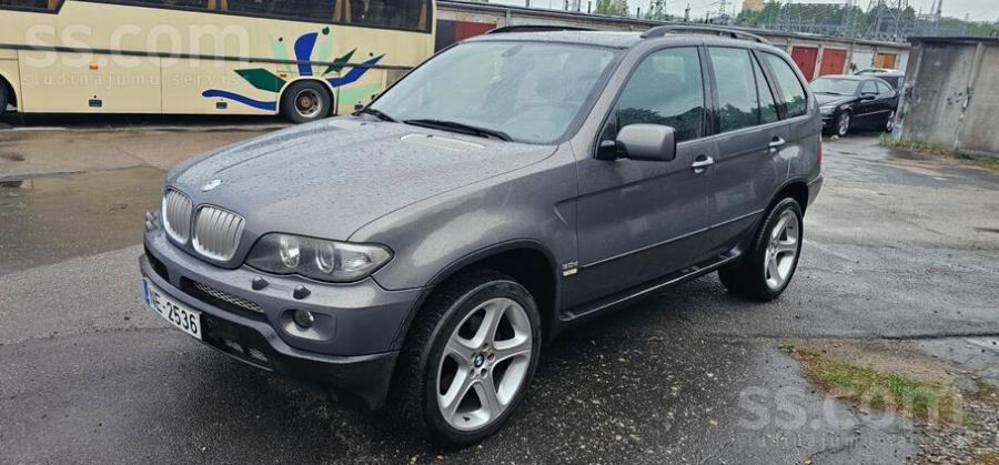 Pelēks BMW X5 2006 Rīga, ar dzinēja tilpumu 3.00 L un nobraukumu 390 tūkst. km par 5500 €, foto 4 vietnē AUTOMOTO.COM.LV