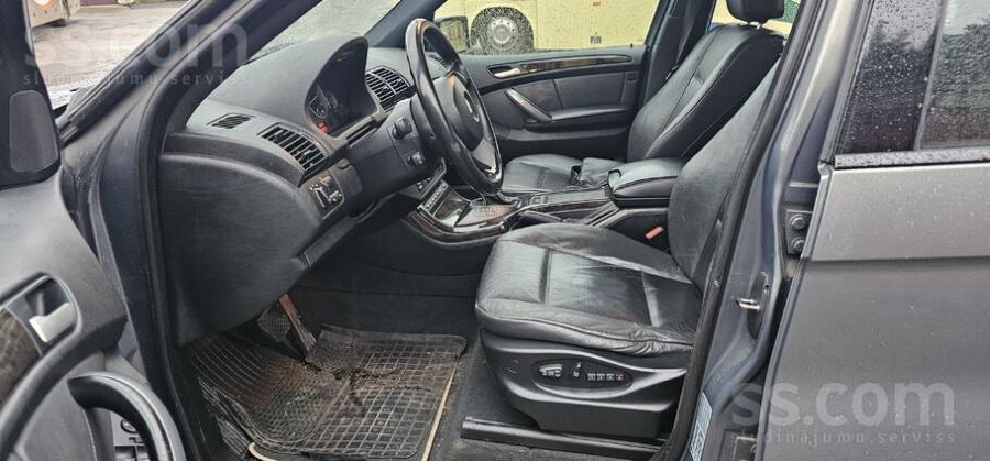 Pelēks BMW X5 2006 Rīga, ar dzinēja tilpumu 3.00 L un nobraukumu 390 tūkst. km par 5500 €, foto 10 vietnē AUTOMOTO.COM.LV