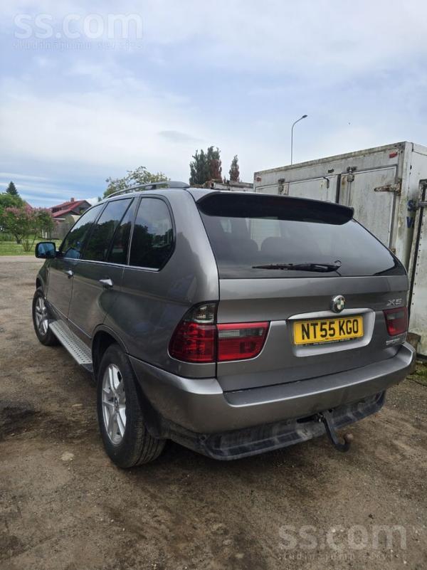 Pelēks BMW X5 2006 Limbaži, ar dzinēja tilpumu 3.00 L un nobraukumu 210 tūkst. km par 1800 €, foto 2 vietnē AUTOMOTO.COM.LV