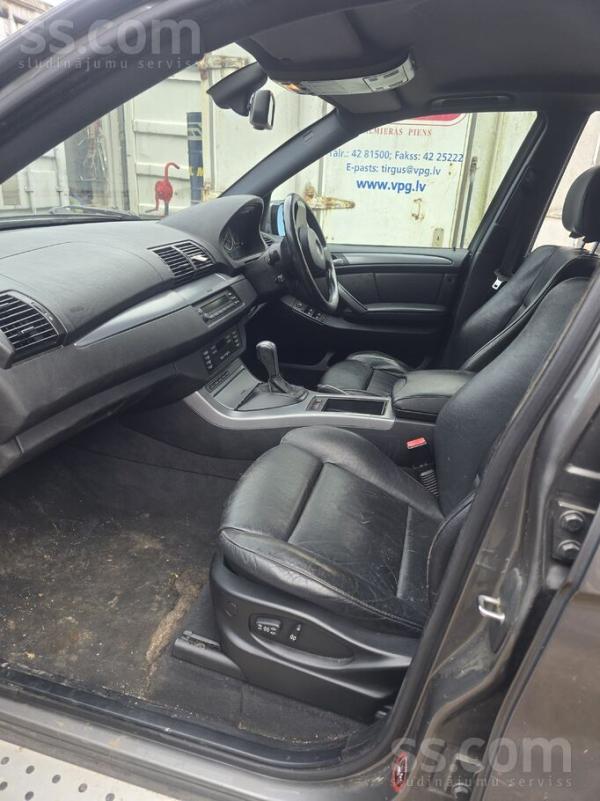 Pelēks BMW X5 2006 Limbaži, ar dzinēja tilpumu 3.00 L un nobraukumu 210 tūkst. km par 1800 €, foto 3 vietnē AUTOMOTO.COM.LV