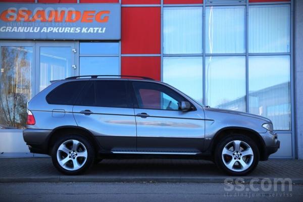 Grey BMW X5 2006 in Riga, with an engine capacity of 3.00 L and mileage of 390 thousand km for 6995 €, photo 3 on AUTOMOTO.COM.LV