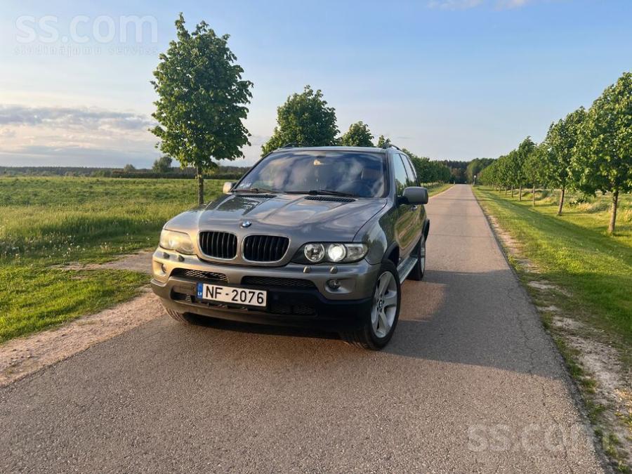 Pelēks BMW X5 2006 Rīga, ar dzinēja tilpumu 3.00 L un nobraukumu 347 tūkst. km par 4500 €, foto 3 vietnē AUTOMOTO.COM.LV
